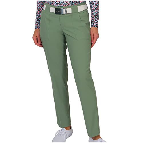Jofit Apparel Women's Athletic Clothing Everyday Pant for Golf & Tennis, Size 8, Sage