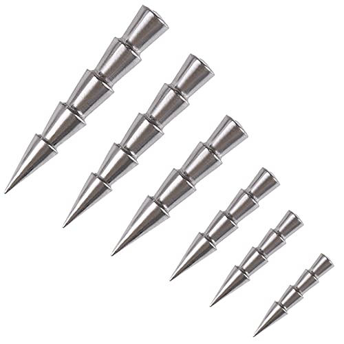 Fishingking Fishing Nail Weights Tungsten Worm Insert Sinker for Bass Fishing 364 oz 9 pcs, 364 oz (1.3g) 9 pcs