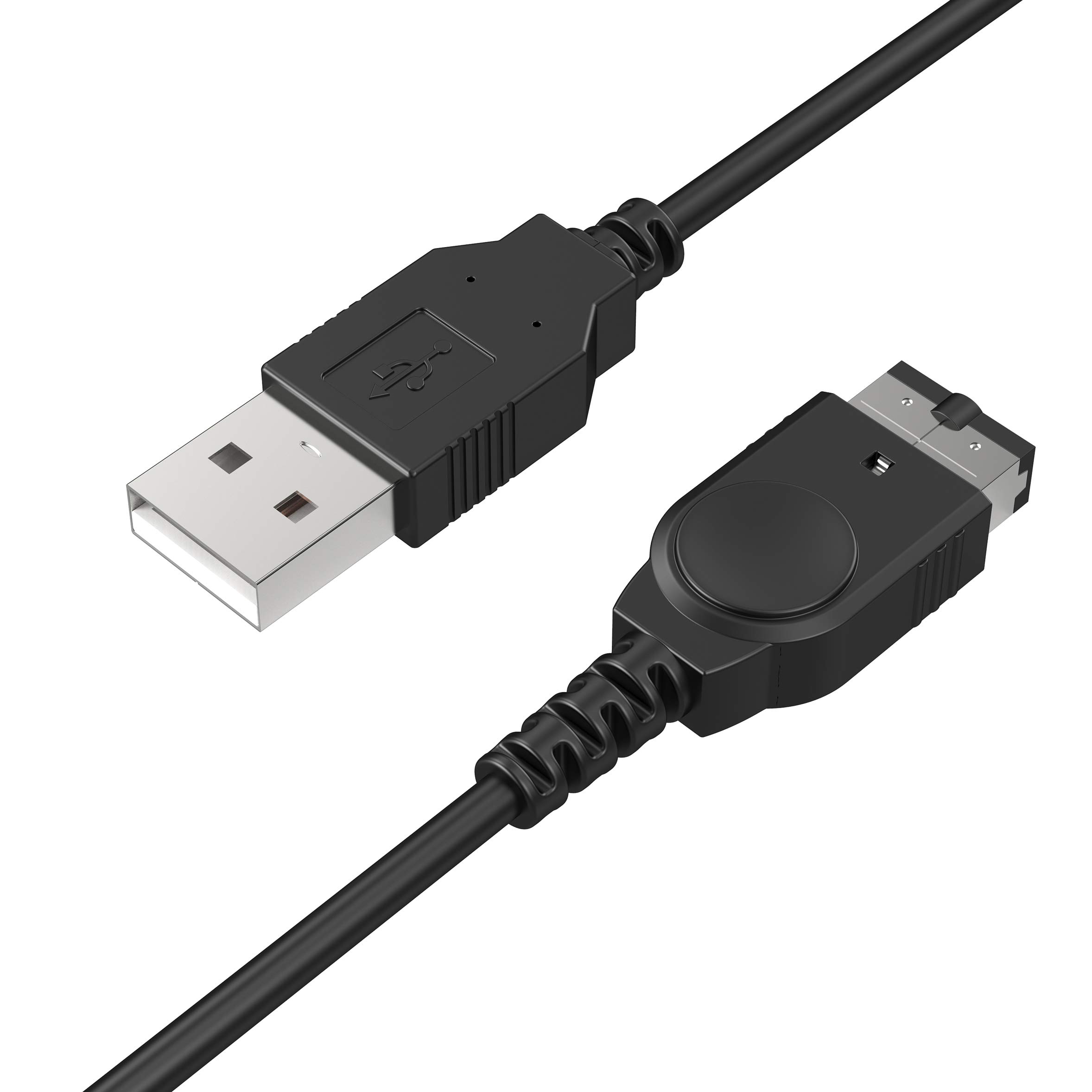 Funturbo GBA SP Charger Cable, Gameboy Advance SP Charging Cord NDS Charger Cord for Original Nintendo DS USB & Power Cable 3.9 ft (2 Pack)