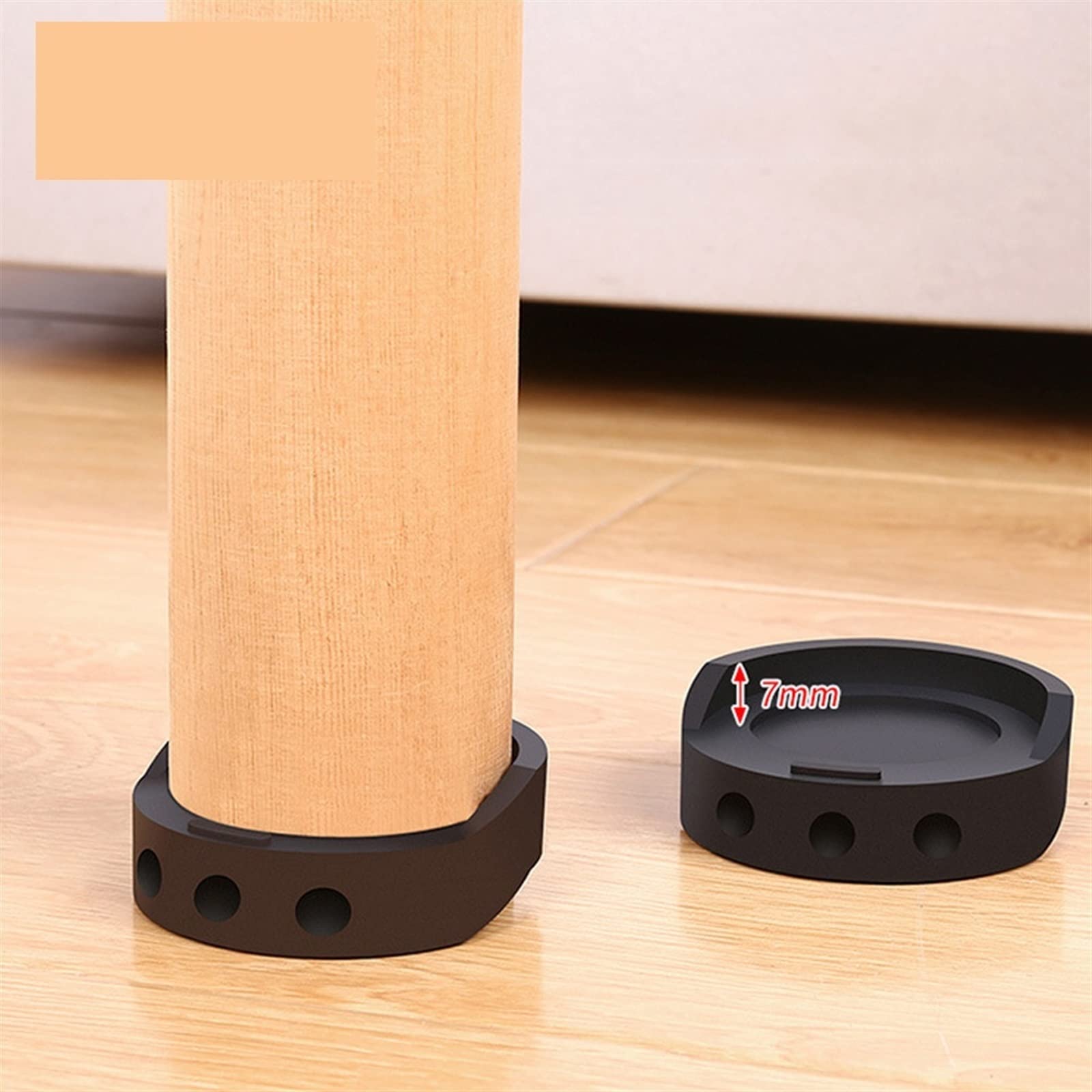 gande 4Pcs Washing Machine Feet Pads Fixed Rubber Vibration Feet Pads Home Refrigerator Base Non-Slip Mute Furniture Mats
