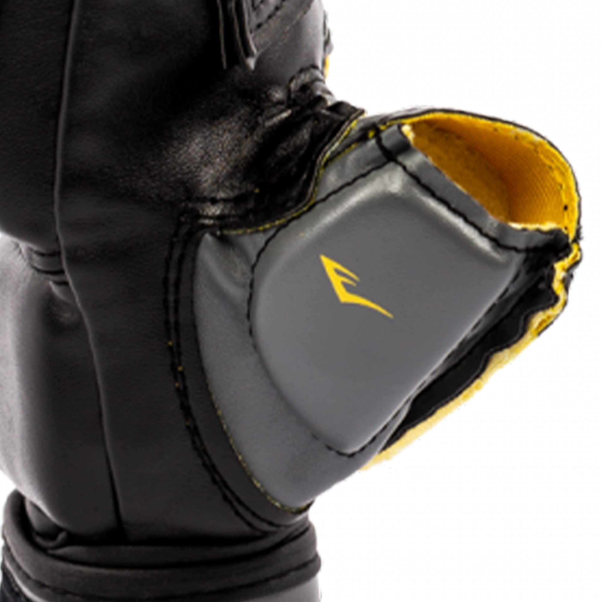 Everlast Evergel Durable Wristwrap Heavy Bag Synthetic Leather Boxing Gloves for MMA Fighters, Boxers, and Fitness Enthusiasts, Black, Small/Medium