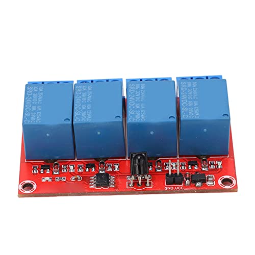 Oumefar 4 Channel Relay Module Receiver Set, Multiple Buttons Receiving Relay Module Control Switch Portable for Electrical Components(#3) Relay
