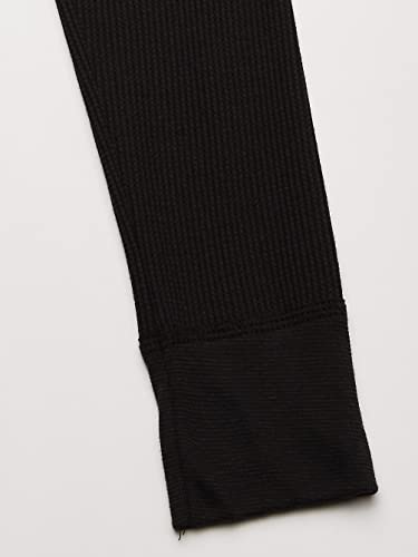 Fruit of the Loom boys Premium Thermal Waffle Underwear Base Layer Set, Black, 10 12 US