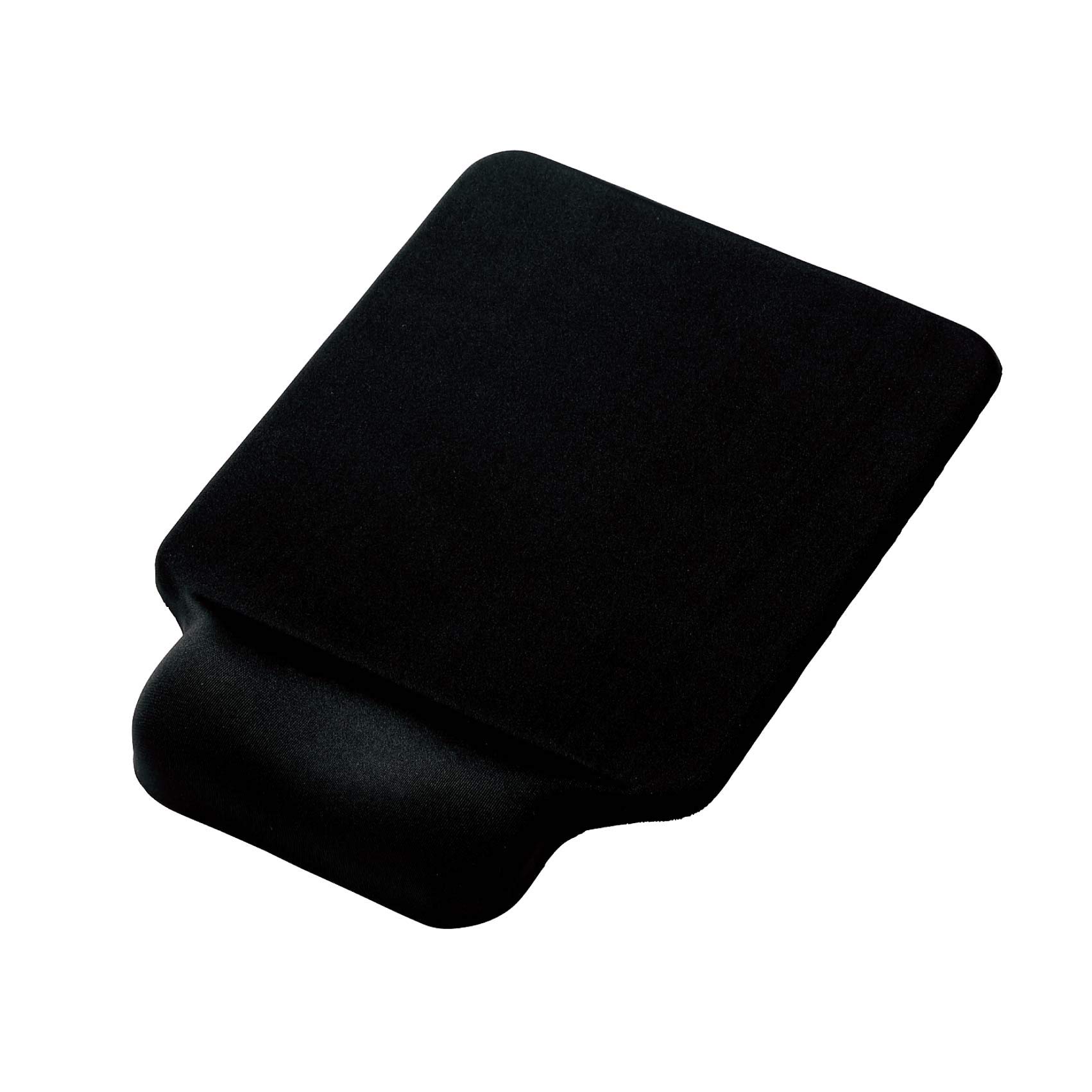 ELECOM Mouse Pad with Wrist Rest/Gel Type/Ergonomic/Reduce Wrist Fatigue/Anti Skid/Precise Control Black MP-GELBK