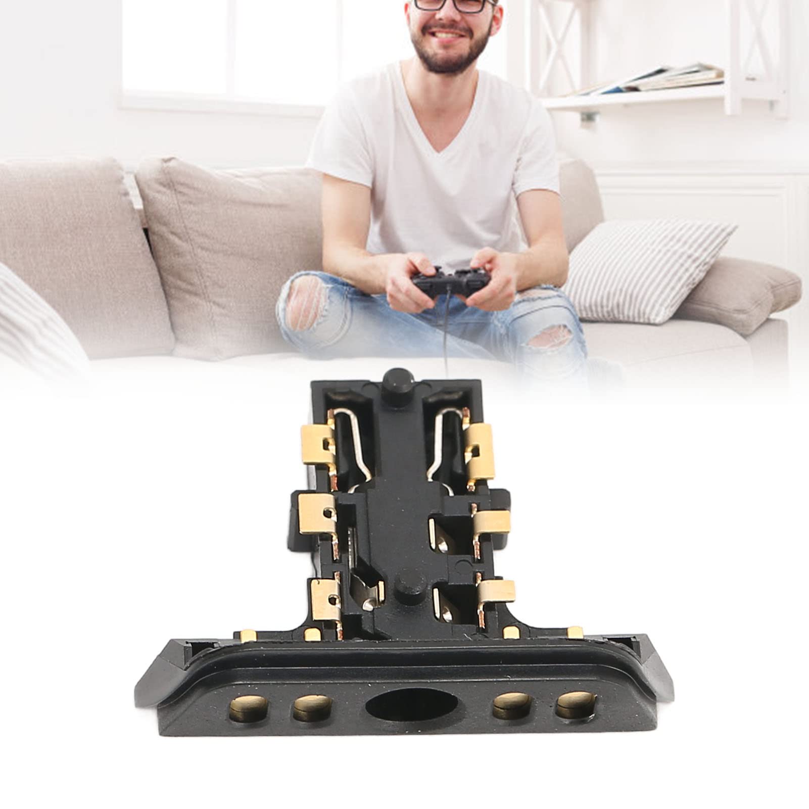 Headphone Port, Perfect Fitting Replacement Install and Use Lightweight Headphone Jack with Storage Box for Game Console