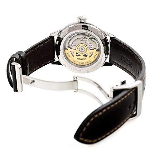 Seiko presage Mens Analog Automatic Watch with Leather Bracelet SRPD37J1