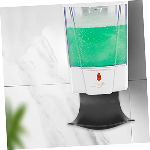 Garneck 2pcs Soap Dispenser Tray Wall Mounted Dispenser Drip Tray Drip Catcher Tray Hand Soap Dispenser Holder Floor and Wall Protector Dispenser Automatic Abs