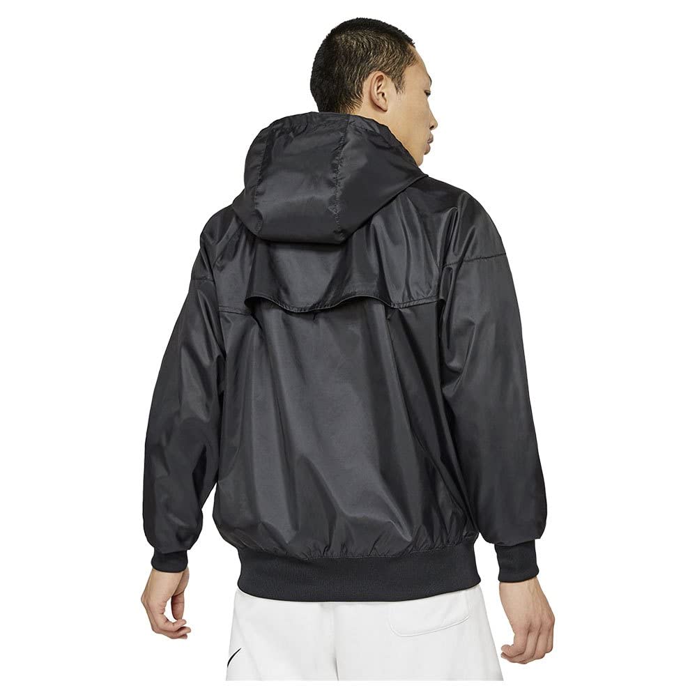Jordan Mashup Jumpman Classics Windrunner Mens Active Hoodies Size Xl, Color: Wild Fearless Black/White-Black