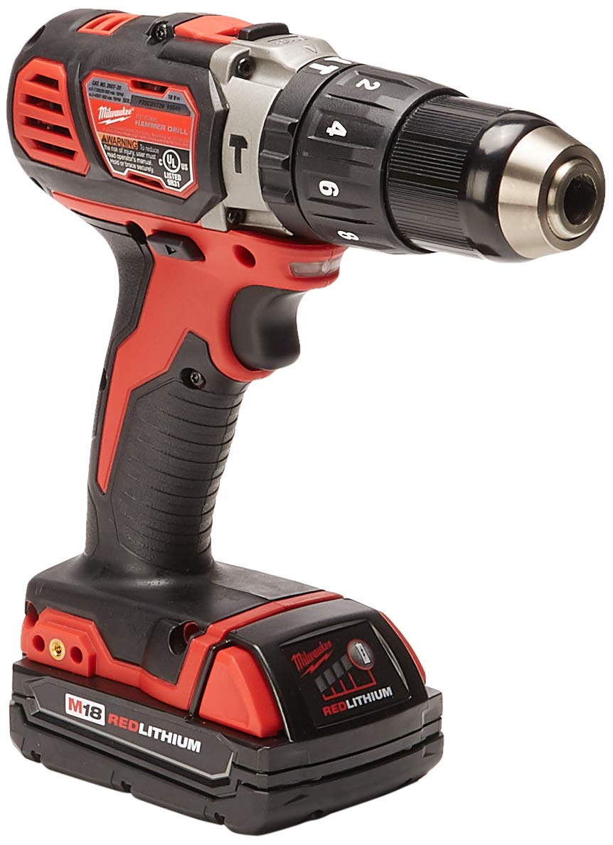 Milwaukee M18™ Compact 1/2" Hammer Drill/Driver Kit (2607-22CT)