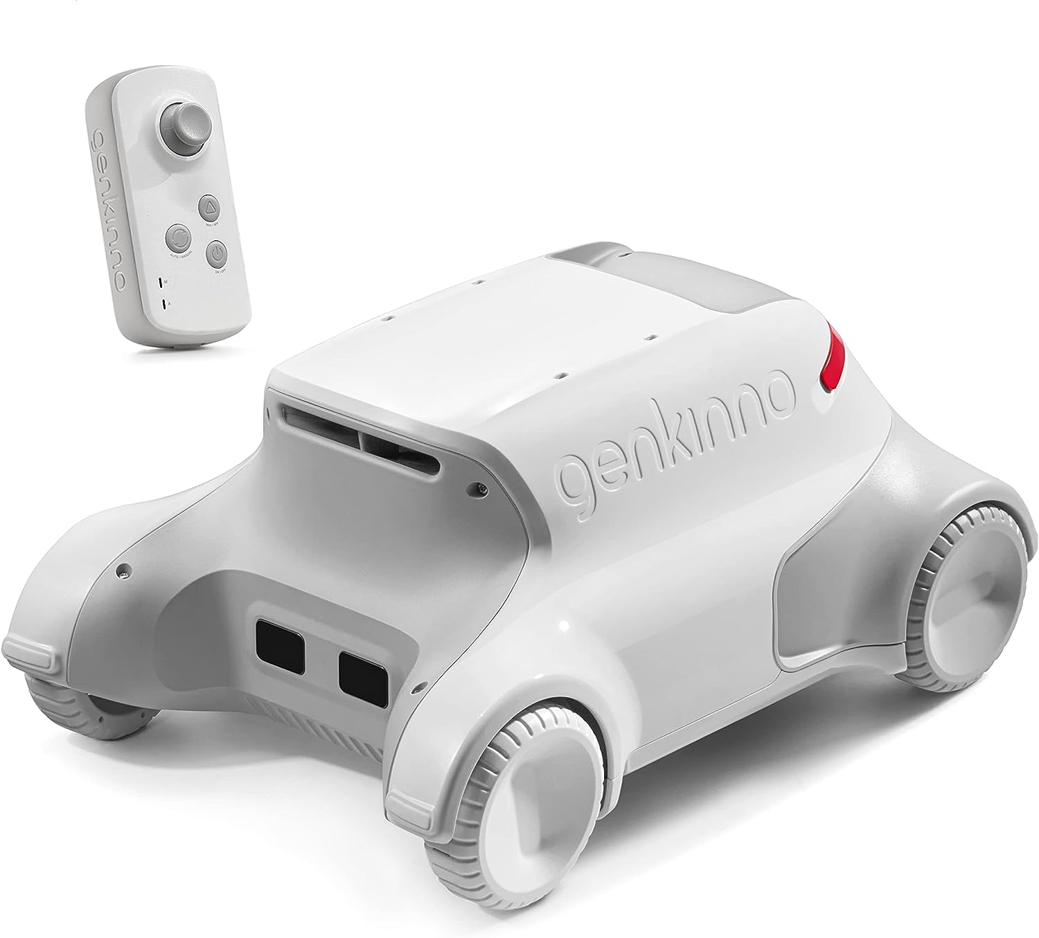 Genkinno Pool Cleaner Cordless Robotic Pool Vacuum: Automatic Pool Cleaners for Above/In Ground Swimming Pools - Smart Navigation Robot Pool Vacuum Cleaner Lasts 120 Mins for Efficient Cleaning