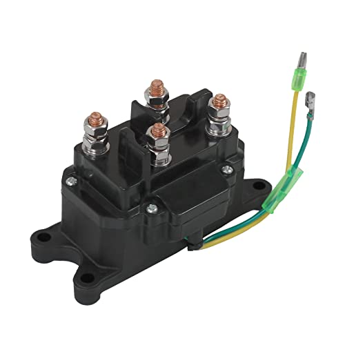 RADHLBNIU Winch Solenoid Relay Contactor 12v 250A, Compatible with Polaris Honda Warn and ATV UTV Boat 4X4 Vehicles 1500-5000lbs, Replace 63070