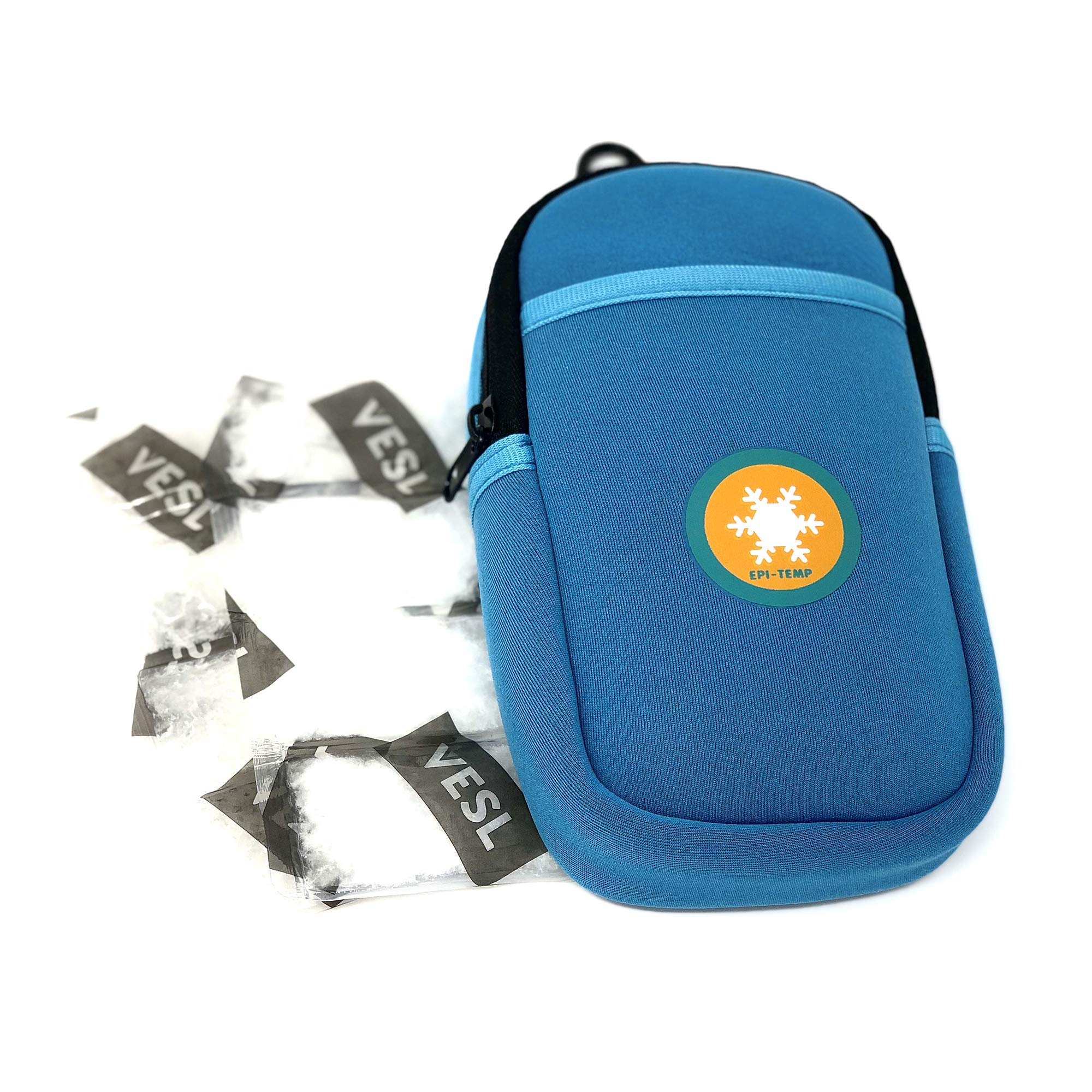 EPI-TEMP Epipen Insulated Case for Kids, Adults β Smart Carrying Pouch, Storage Bag, Powered by PureTemp Phase Change Material to Keep Epinephrine in Safe Temperature Range (Teal)