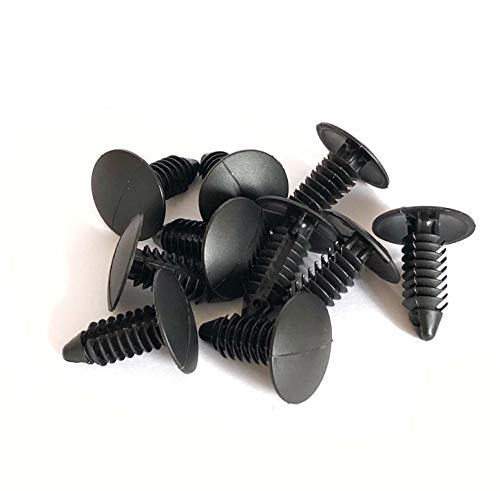 KOMORAX 50 pcs Medium Multi-Gauge Rivet 3/16" or 7/32" Hole Patio Strapping Fasteners Webbing Lawn Chair Lounge (Black)