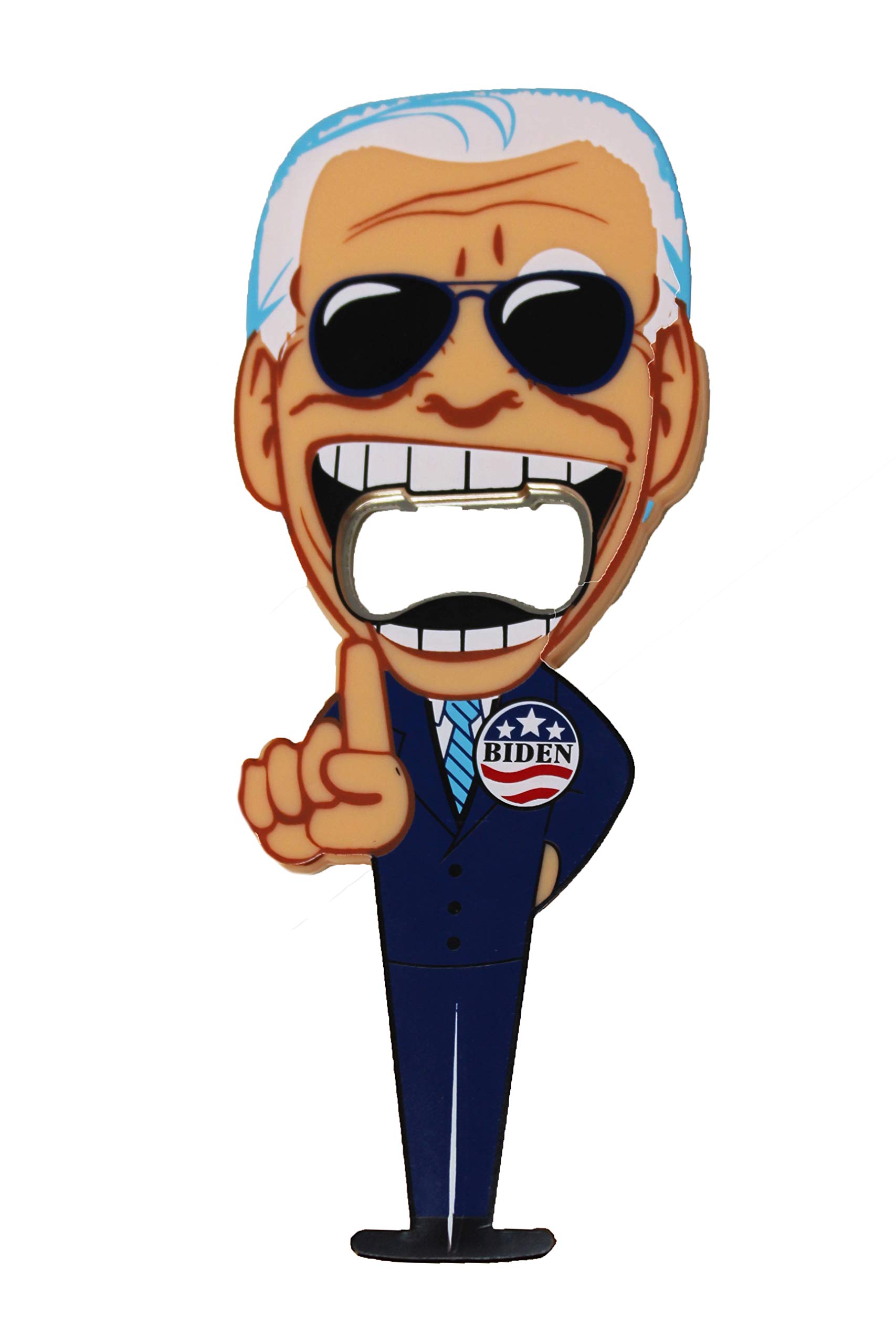 Joe Biden Big Bite bottle opener magnet