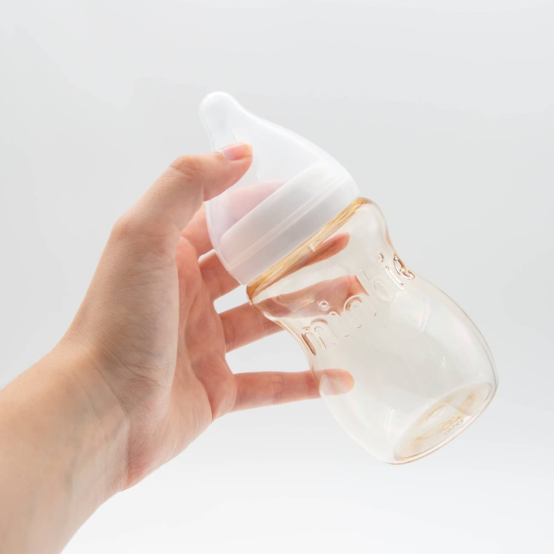 Minbie Newborn Breastfeeding Baby Bottle Bundle - Anti Colic & Reflux, BPA Free PPSU