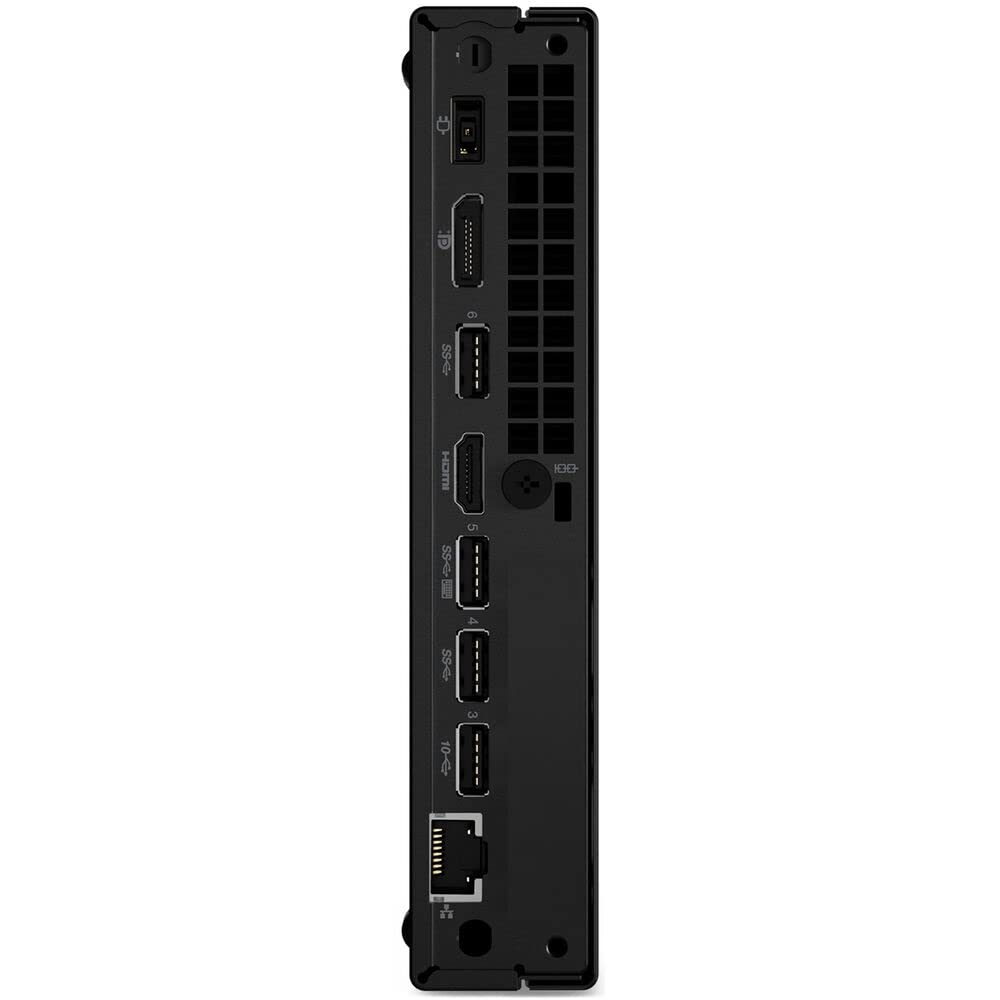 LENOVO ThinkCentre M75q Gen 2 Business Mini Desktop Black (AMD Ryzen 5 PRO 5650GE 6-Core, 64GB RAM, 1TB PCIe SSD, AMD Radeon, AC WiFi, BT 5.1, HDMI, USB 3.2, Win10P) w/Hub