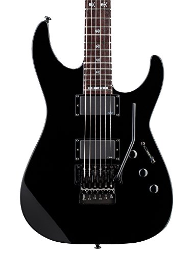 ESP LTD KH-602 Signature Series Kirk Hammett Electric Guitar with Case, Black