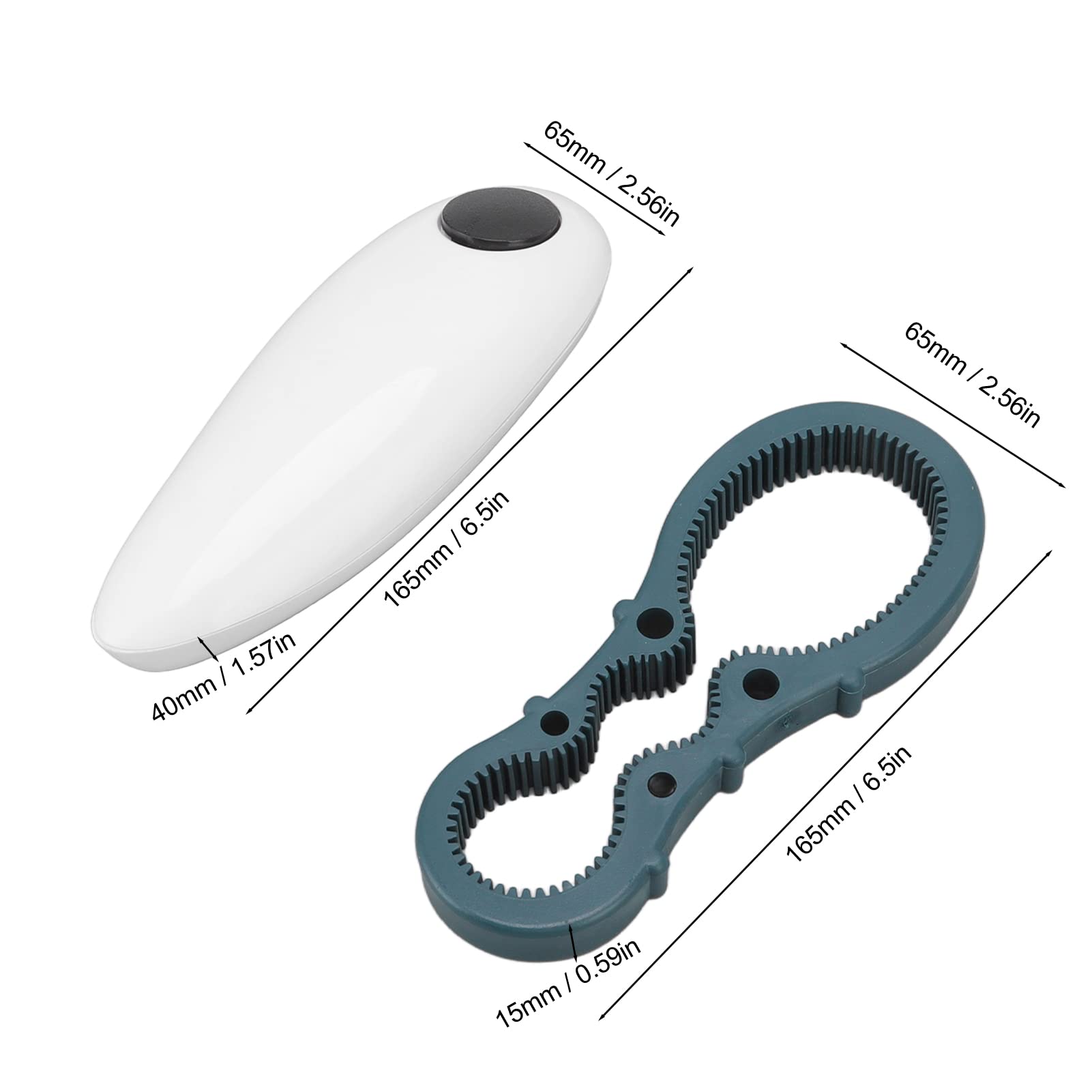 Electric Can Opener, Handheld Can Opener ABS Electric Can Opener Kitchen Touch Smoother Edge Light Weight For Cooks Housewives Elderly
