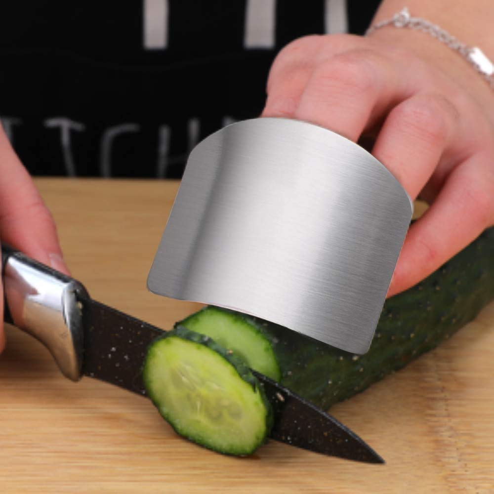 Finger Guard Guards for Cutting Knife Cutting Protector Kitchen Tool Guard Finger Protector Avoid Hurting When Slicing and Chopping 2 Pack