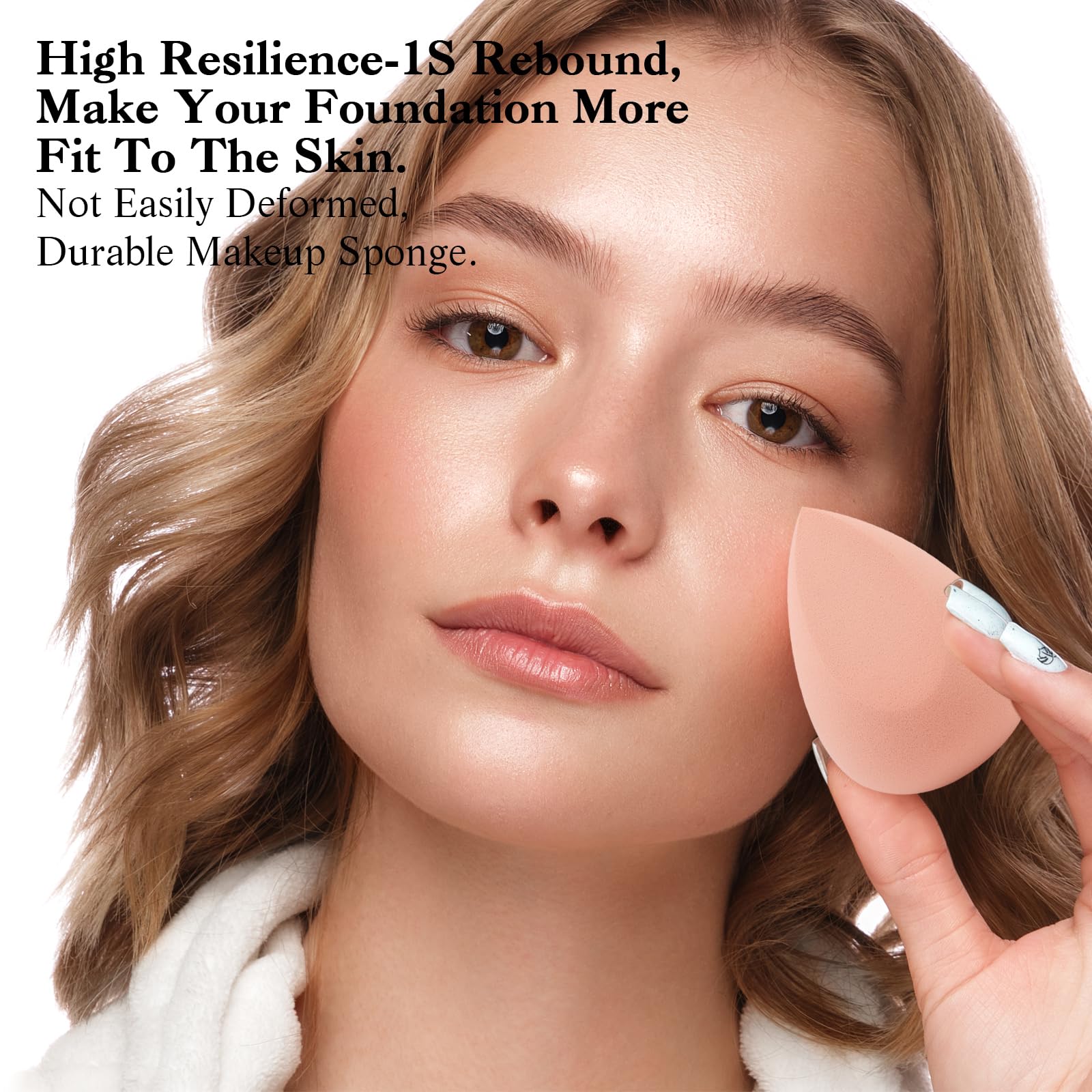Makeup Sponge Set Blender, Beauty Sponge with Holder Makeup Blender Flawless for Foundation, Liquid,Facial Makeup Tools Beauty Gift Set