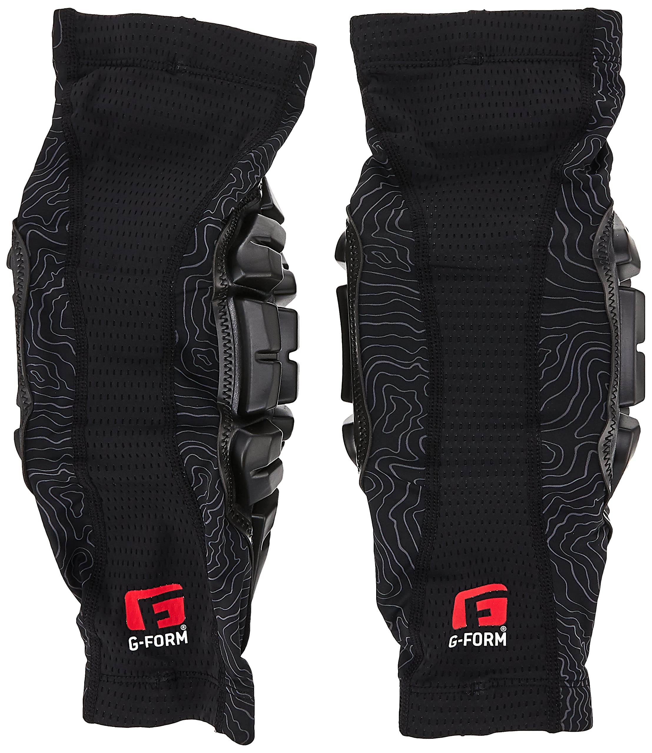 G-Form Elite Elbow Guards(1 Pair), Black Topo, Adult Small
