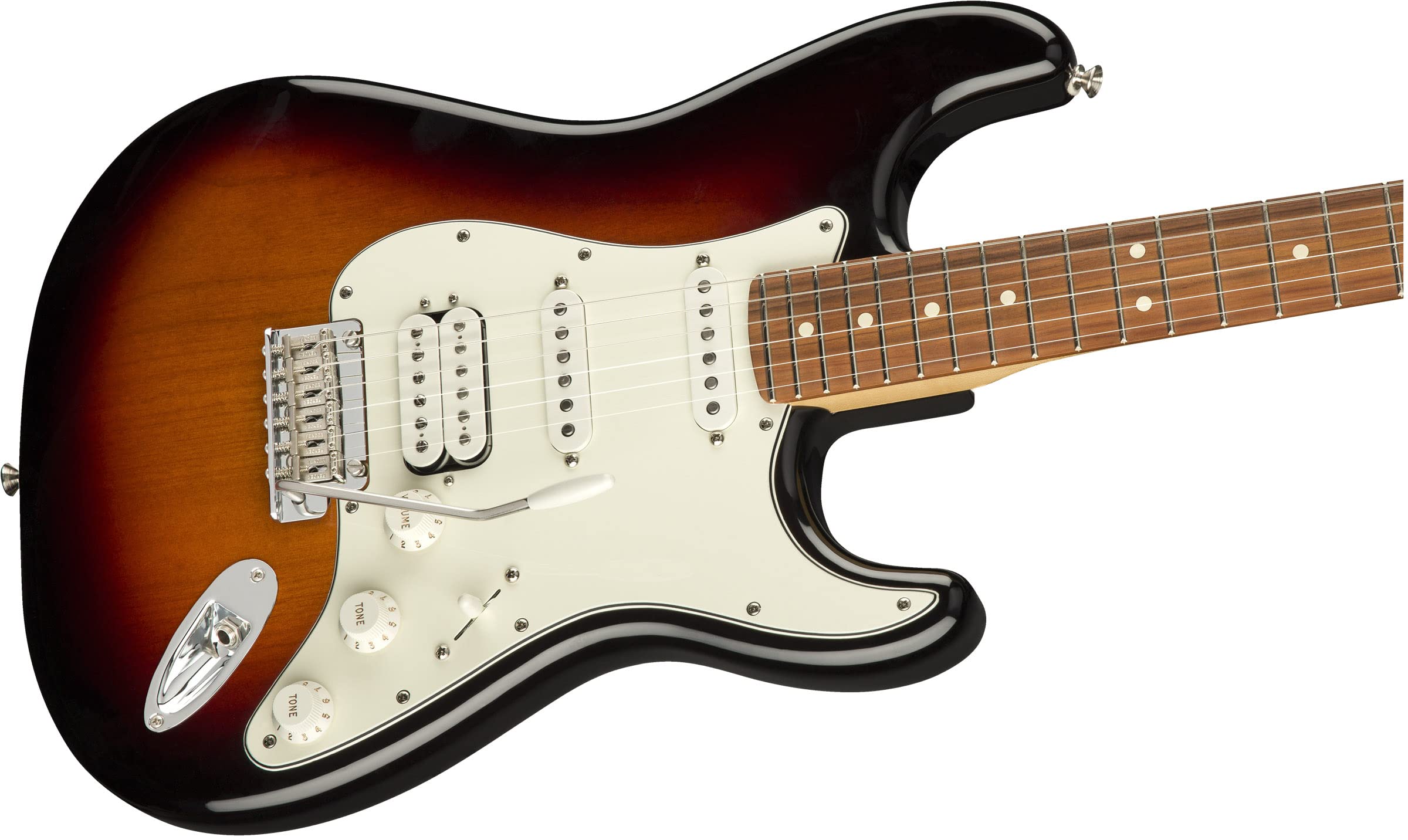 Fender Player Stratocaster® - Tidepool Bundle w/Hard Case, Cable, Tuner, Strap, Strings, Picks, Capo, Fender Play Online Lessons, and Austin Bazaar Instructional DVD