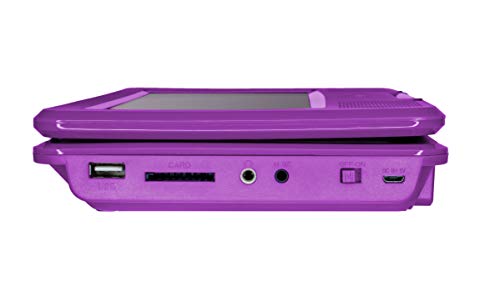 Ematic 7" Portable DVD Player with Matching Headphones and Bag - EPD707pr