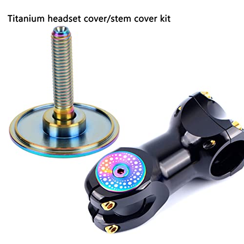 FECAMOS Headset Top Cover, 28.6mm Headset Top Replacement Waterproof Rust Proof for Road Bike