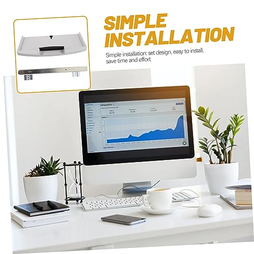 Keyboard Tray Under Desk 1 Set Keyboard Holder for Desk Slide Out Keyboard Holder Under Desk Drawer Desk Tray Office Des