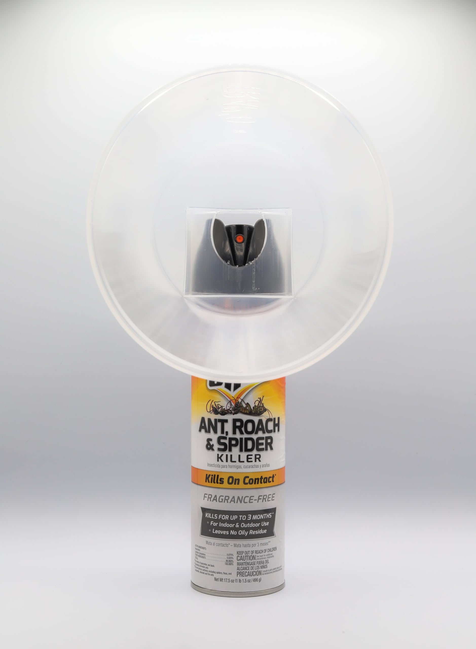 Trap'd - Large Plastic Cone Attachment for Bug Spray Cans, Helps Trap Roaches, Spiders, & Insects Reducing Overspray & Mess