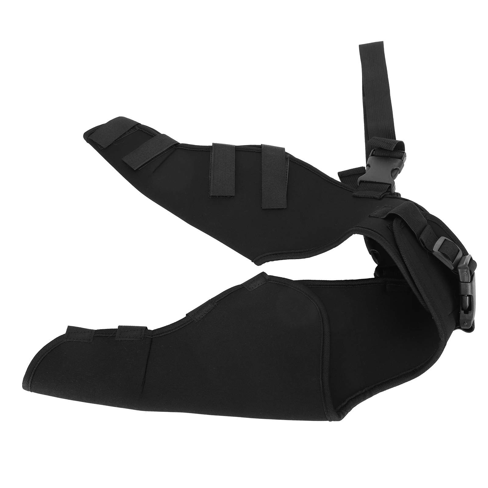 Zerodis Pet Dog Hind Legs Protector, Adjustable Knee Brace Leg Support Dog Hock Brace Rear Leg Joint Wrap for Dogs Hind Legs Recover(XS-Black) (L-Black)