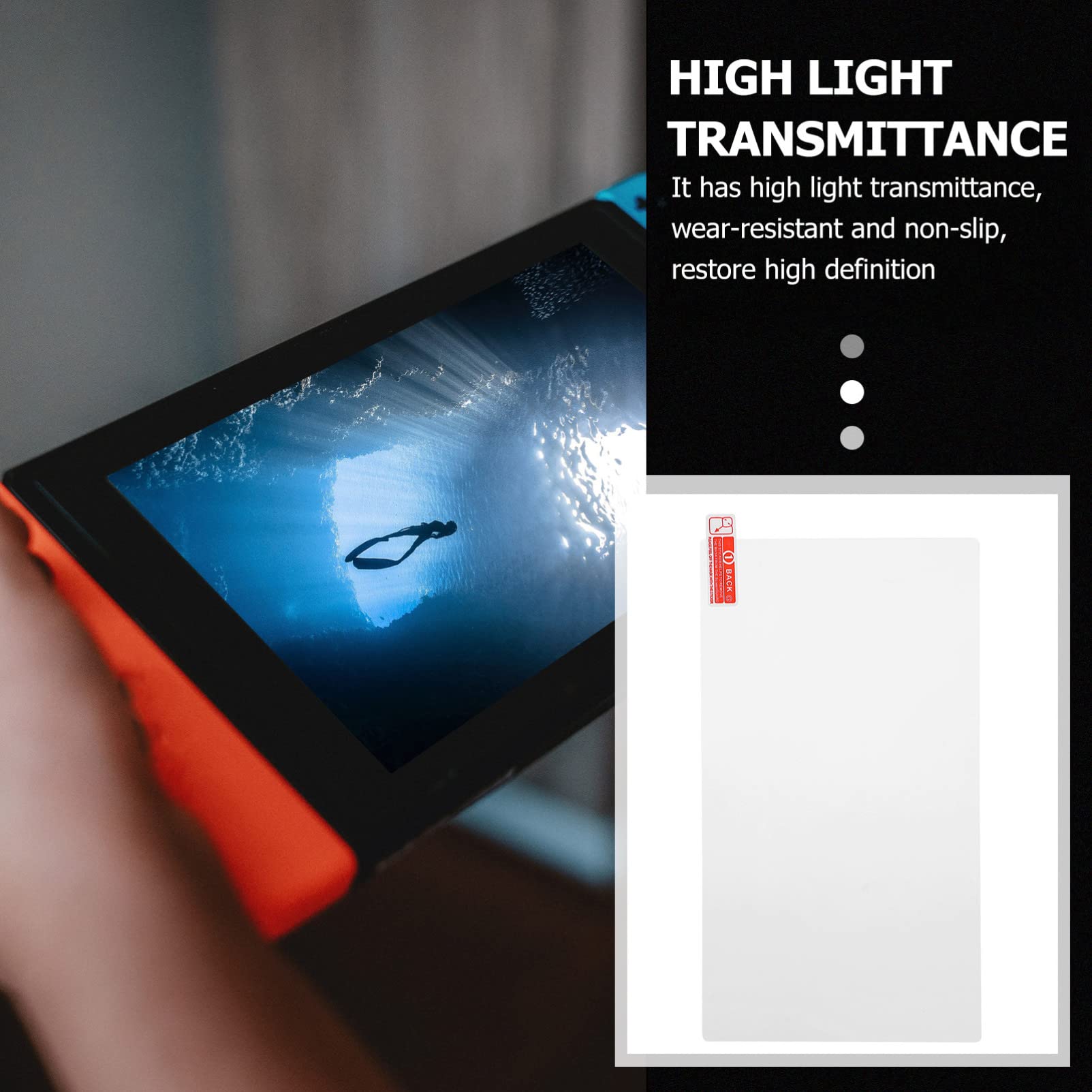 JOPESA 2PCS Screen Guard Tempered Glass Guard Game Supply/460