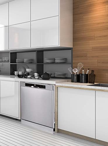 RCA RZ0842 Front Control-Built in FULLSIZE Dishwasher, 57 DBA, Stainless Steel, 24β WIDE, Stainless
