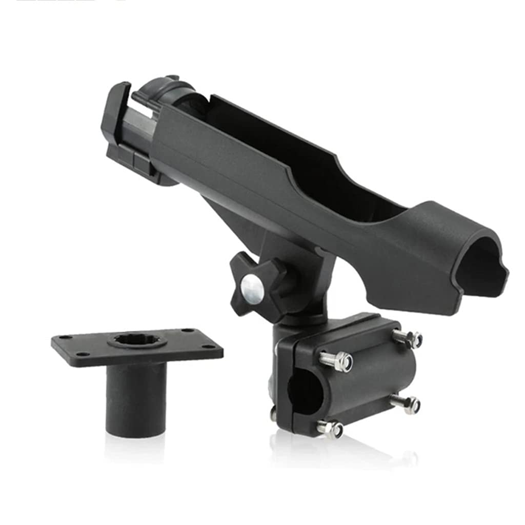 FKSDHDG Adjustable Fishing Rod Holder Pole Mount Fixed Bracket Raft Tool Kayak Side Rail Installation Fishing Tackle Accessory