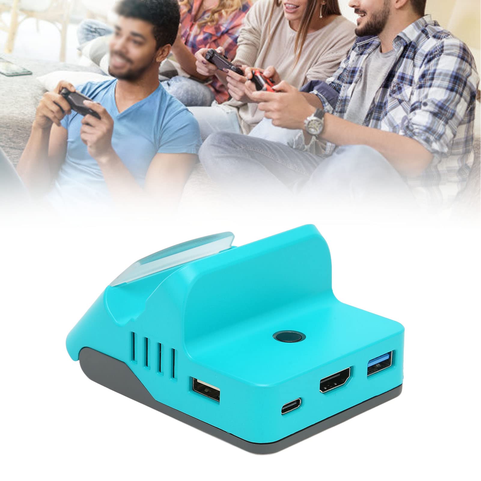 Game Console Charging Station, USB 3.0 Multifunctional Plug and Play Game Controller Charging Dock One Click Switching for SW Game Console