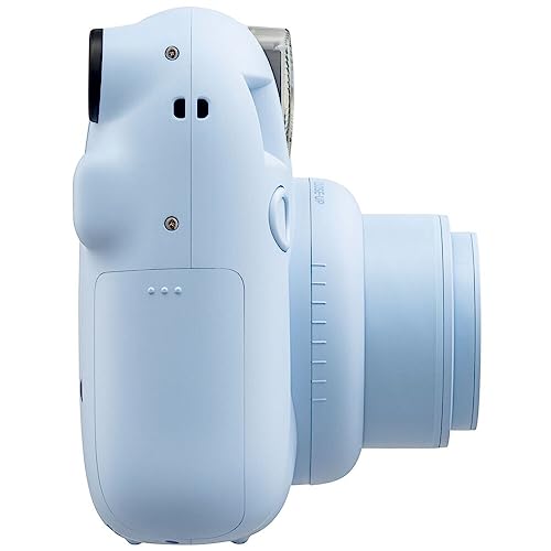 FUJIFILM INSTAX Mini 12 Instant Film Camera | Pastel Blue Bundled with INSTAX Mini Instant Film |40 Exposures + Instax Accessory Bundle + AA Batteries + Cleaning Cloth (10 Items)