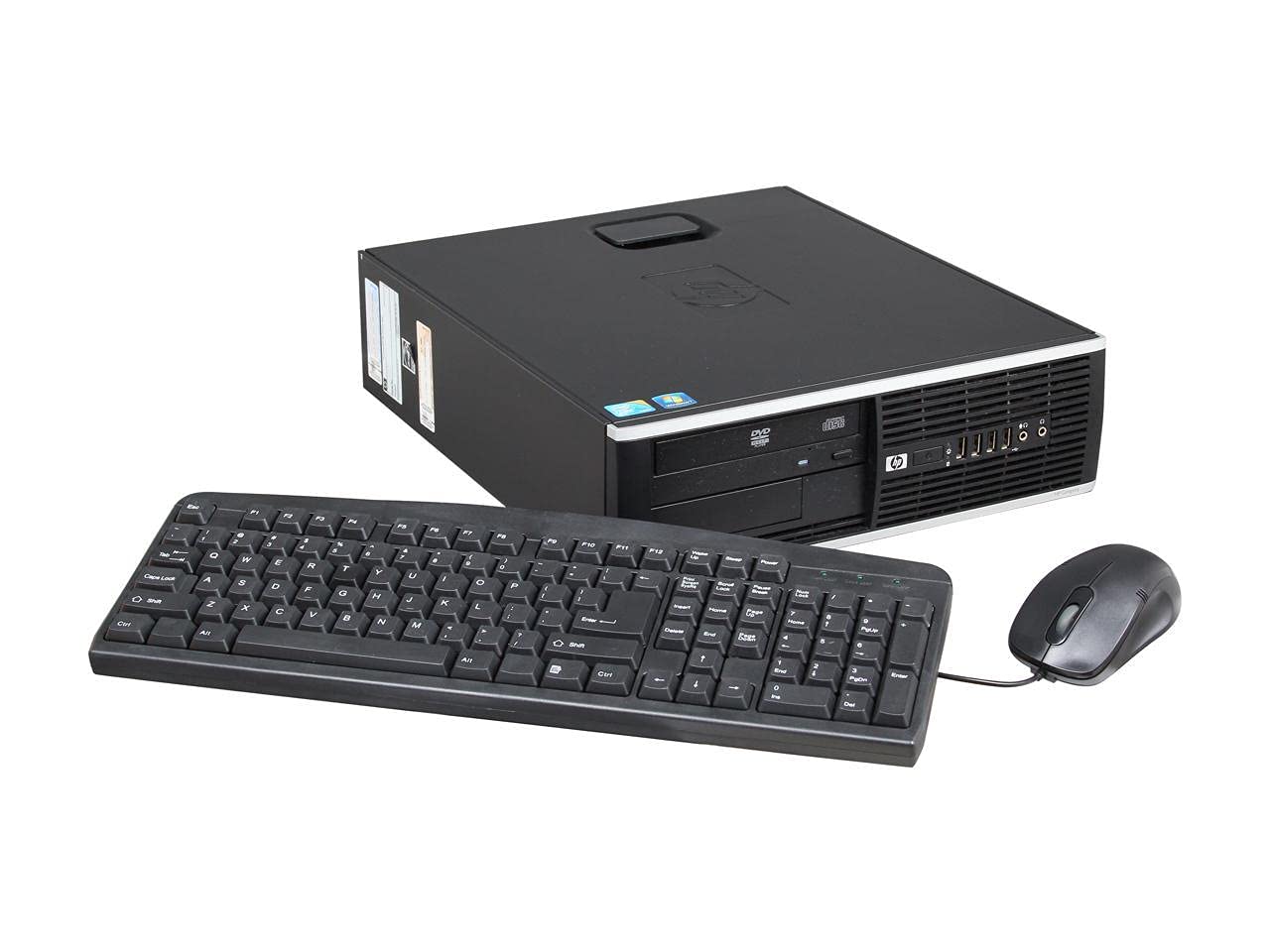 HP Desktop Core 2 Duo 2.6GHz - New 4GB Memory - 500GB HDD - Windows 10 Home Edition - 19" Generic Monitor, NEW Keyboard, Mouse, WiFi Sold (Renewed)