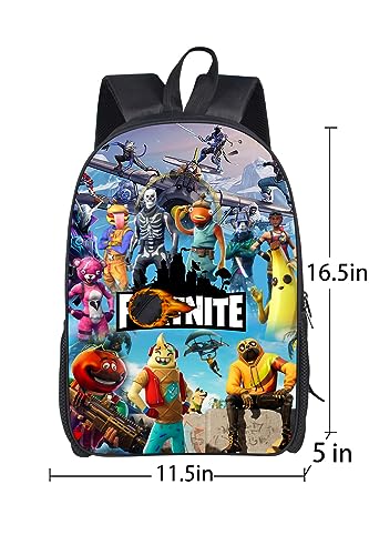 Qck Unisex Anime Backpack 3d Printed Game Backpacks Large Capacity Multifunction Travel Daypacks Sports Bags Game4