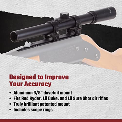 Western Justice Lasso Scope Mount, Aluminum Air Gun Mount Attachment