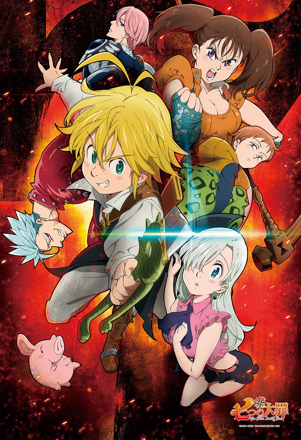 Ensky Seven Deadly Sins - Cross to Destiny Jigsaw Puzzle (300 Piece)
