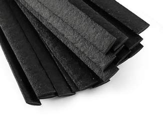 JOUNJIP PolyPlaz Welding Rods + Wire Mesh - Includes a 40-Pack of Black PolyPlaz Flat Ribbon Welding Rods and a 2-Pack of Reinforcing Stainless Steel Mesh - For Use With Jounjip Plastic Welding Kit