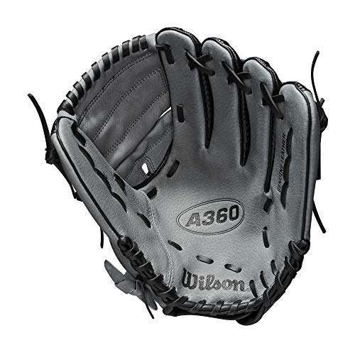 WILSON Sporting Goods A360 Baseball 12"" - Right Hand Throw,12"",Black (Large) (WBW10018712)