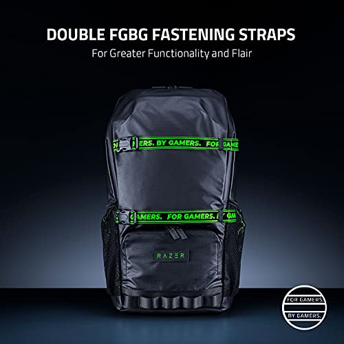 Razer Scout 16" Gaming Laptop Backpack: Lightweight Travel Carry On Computer Bag - Water Resistant - Fits 16 inch Notebook - Black