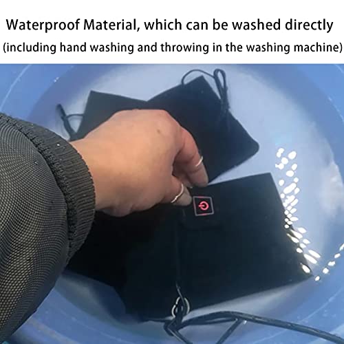 Electric Heating Pad, DDSKY 3 Gear Temp USB Clothes Heating Pad Carbon Fiber Heated Clothes Pad Thermal Cloth Vest Heated Jackie