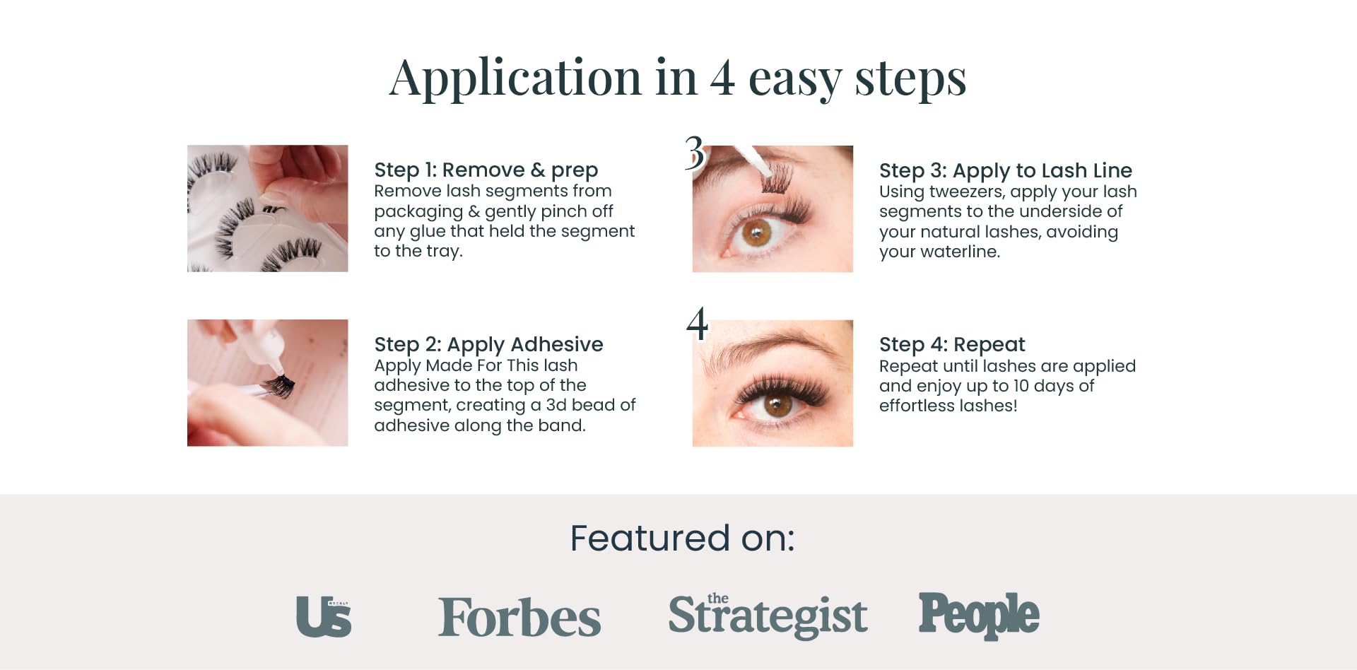 FlutterHabit The Sweetheart Curly Lashes, DIY lash Extensions, Fluffy Lash Clusters for Women, Salon Quality At Home Eyelashes Extension Kit, Natural False Lashes, 6 Lash Sets, No Lash Glue Included