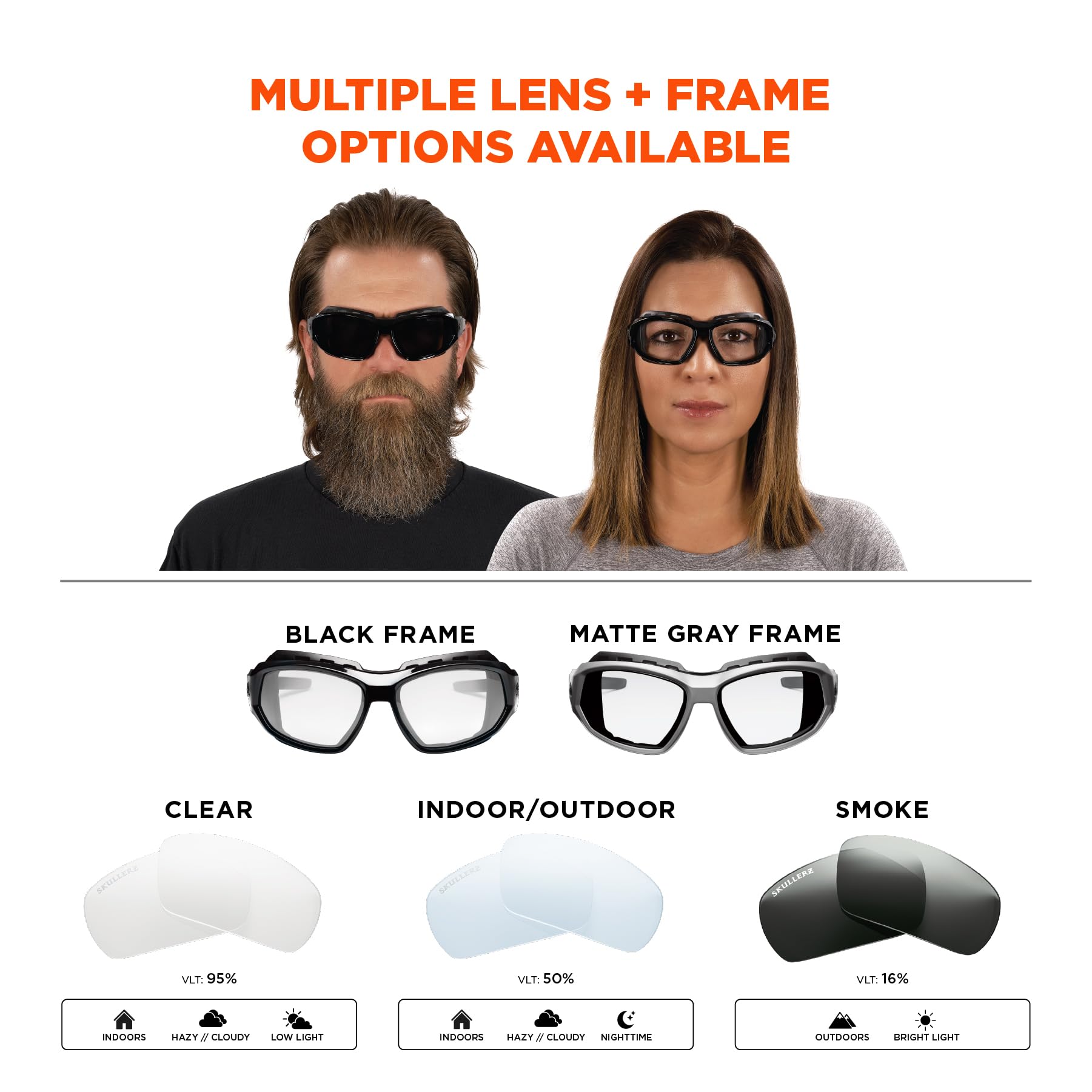 Ergodyne - Loki Anti-Fog In/Outdoor Lens Blk Safety Glasses (56083)