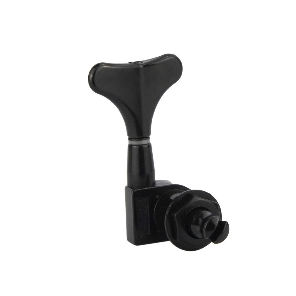 FLEOR Black 2+2 Sealed Bass Tuners Tuning Pegs Keys 2R2L Machine Heads for 4 String Bass Guitar Replacement