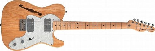 Full Scale Plans for the Fender Telecaster 1969 Thinline Electric Guitar - actual size
