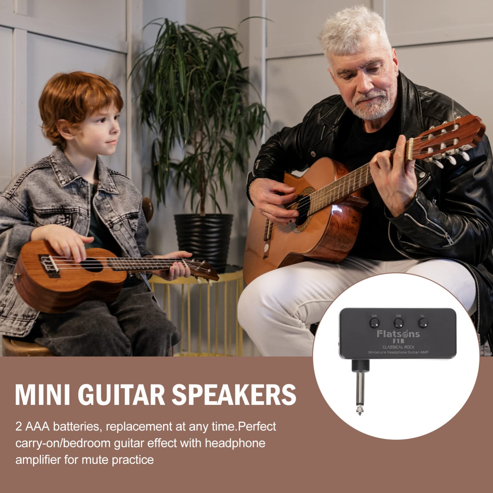 Guitar Amplifier Guitar Speaker Outdoor Amp for Electric Guitar Portable Headphone Amp Rushead Max Guitar Amp Acoustic Guitar Loudspeaker Plug- in Guitar Amp Earphone Abs Tool