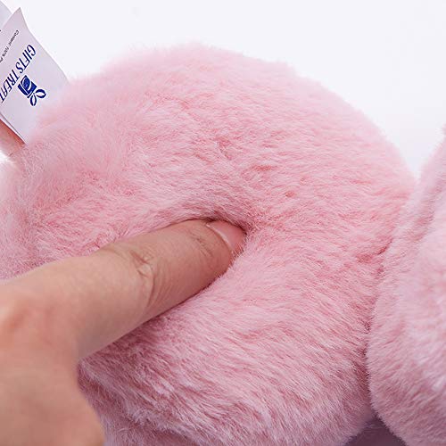 Earmuffs Girls Earmuffs in Plush and Flip Sequin Design(Pink, M)